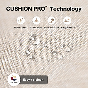 SUNSHINE VALLEY 2 Pieces Swivel & Glider Chair, Outdoor Patio Conversation Set with Brown Premium Wicker Rattan and 4" Thick Cushions for Garden,Lawn, Backyard,Beige