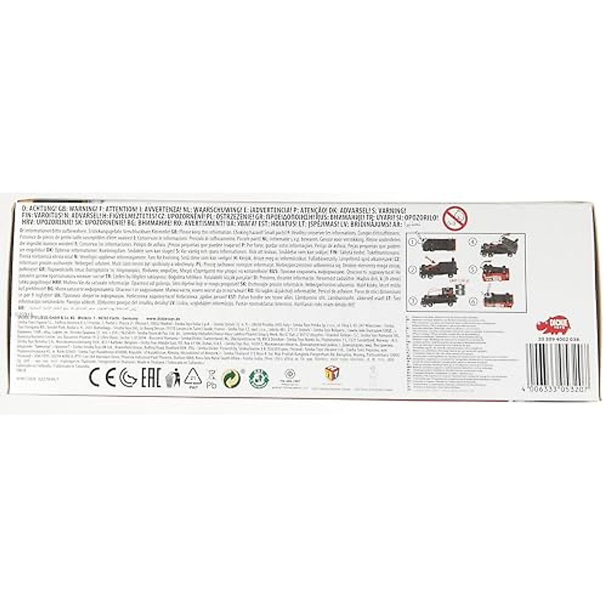 Majorette 7/203094002038 SLP GIFTPACK 5pcs Miniature Cars Set, Red/Yellow