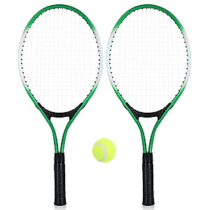 Tennis Set for Kids， Children's Tennis Racket with Free Ball for Training Tennis Carbon Fiber Top Steel Material Tennis String - Teenager's Tennis Racket