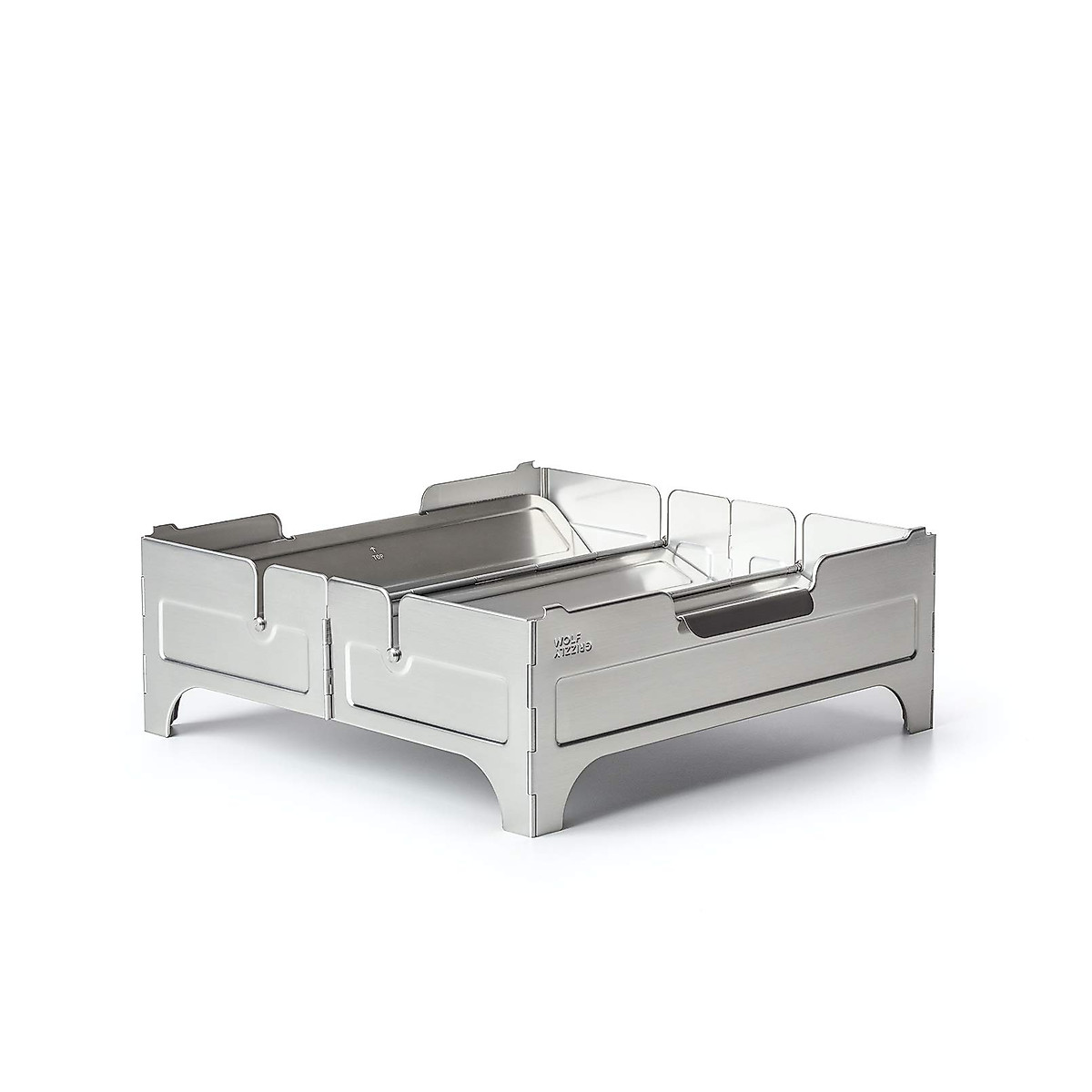 Wolf and Grizzly Fire Safe | Portable Fire Pit For Camping | Foldable Camping Fire Pit for Outside Cooking and Campfires | Small Fire Pit | Folding Firepit | Compatible With Our Portable Camping Grill