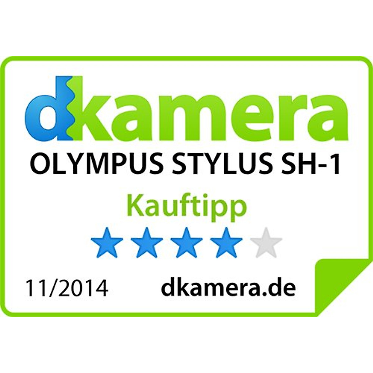 Olympus SH-1 16 MP Digital Camera (White) - International Version (No Warranty)