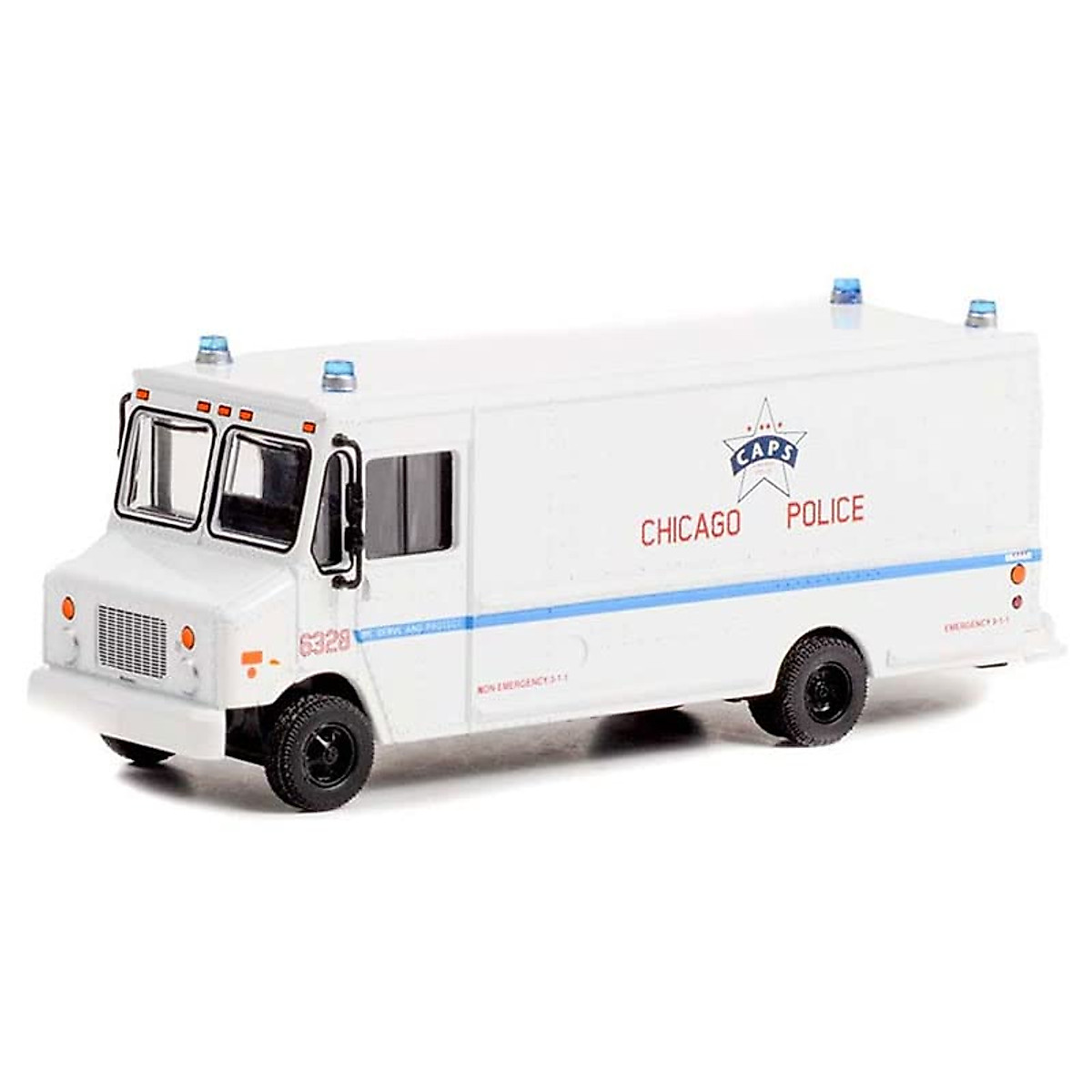Greenlight 33230-C H.D. Trucks Series 23 - 2019 Step Van - City of Chicago Police Department (CPD) 1:64 Scale