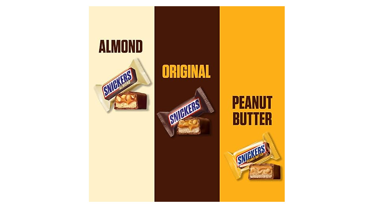 SNICKERS Fun Size Chocolate Variety Pack - Party Size 24 Oz