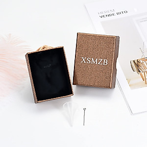 XSMZB Memorial Urn Necklace for Ashes Stainless Steel USA Navy/Air Force/Army Cremation Ashes Jewelry Keepsake Urn Pendant(Navy)