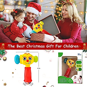 SYAOMUNLY Toys for 1 Year Old Boy Girl Early Education Hammer Toys for Toddlers Child Kids Age 2-3 Christmas Birthday Gift for Baby 12-18 Months