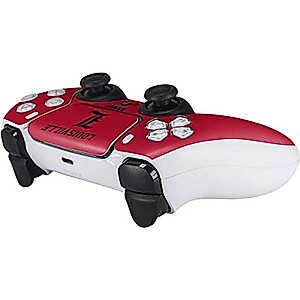 Skinit Decal Gaming Skin Compatible with PS5 Controller - Officially Licensed University of Louisville Cardinals Design