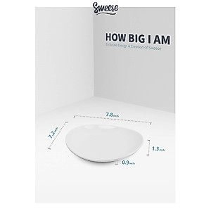 Sweese 7.8 Inch Plates Set of 6 & 42 Ounce Bowls Set of 4