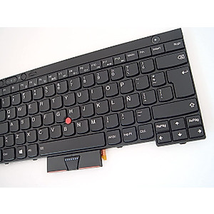 Bayjebu Parts for Lenovo ThinkPad T430 T430i T430s Keyboard Latin Spanish Backlit LAS 04X1243