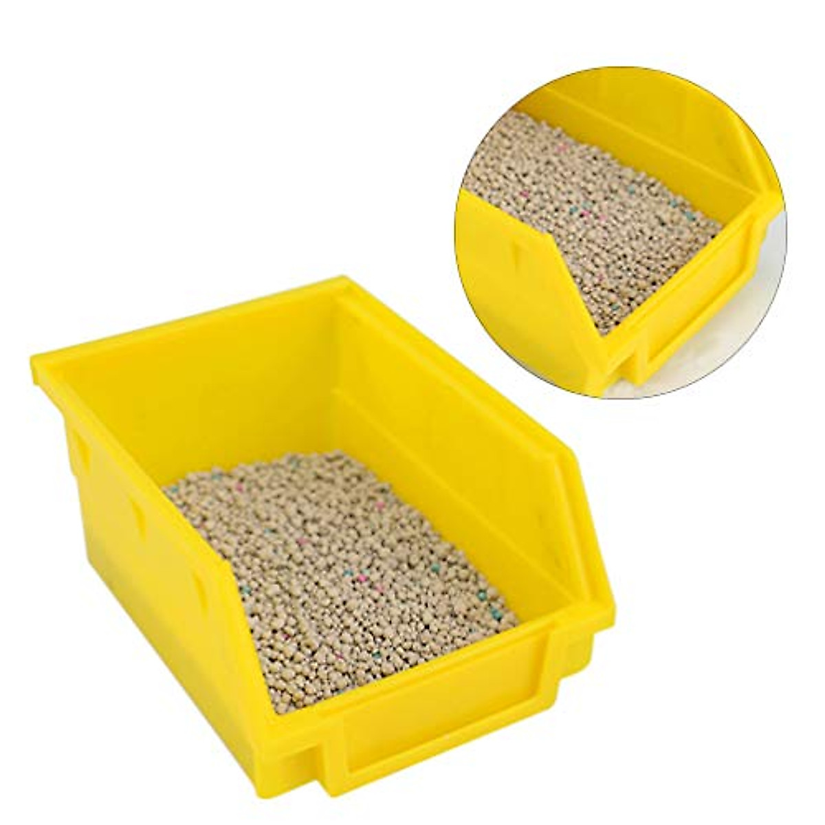 Hamster Dust Bath Pig Litter Boxes Small Hamster Corner Litter Box Rabbit Litter Box Pet Accessories Ferret Toilet for Guinea Pig Hamster Rabbit Ferret Small Animal