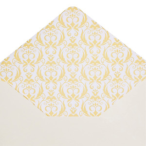 Vintage Letter Writing Kit with 60 Sheets of Gold Border Paper and 30 Envelopes for Letters, Valentine's (7.25 x 10 In)