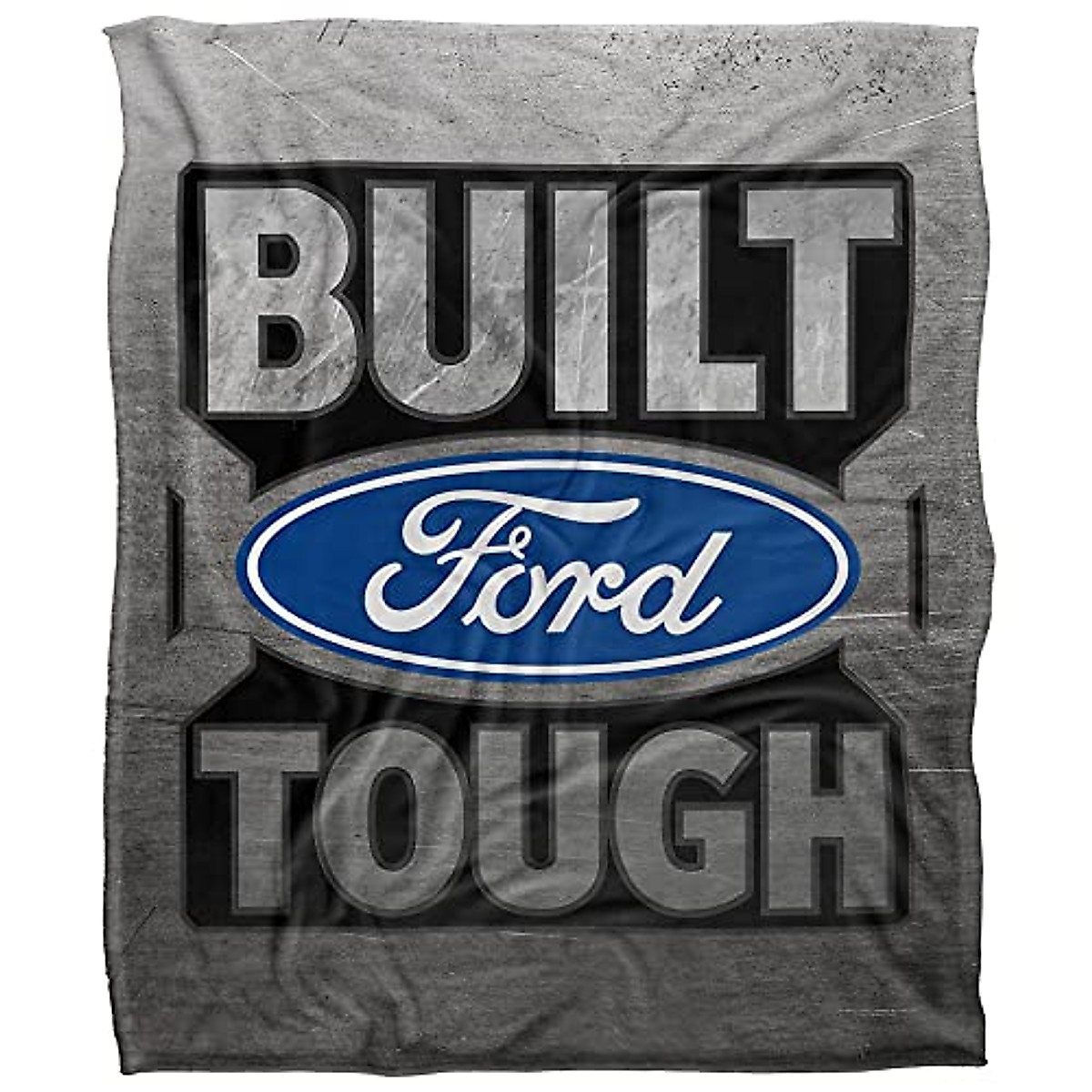 Ford Trucks Blanket, 50"x60" Built Ford Tough Metal Silky Touch Super Soft Throw Blanket