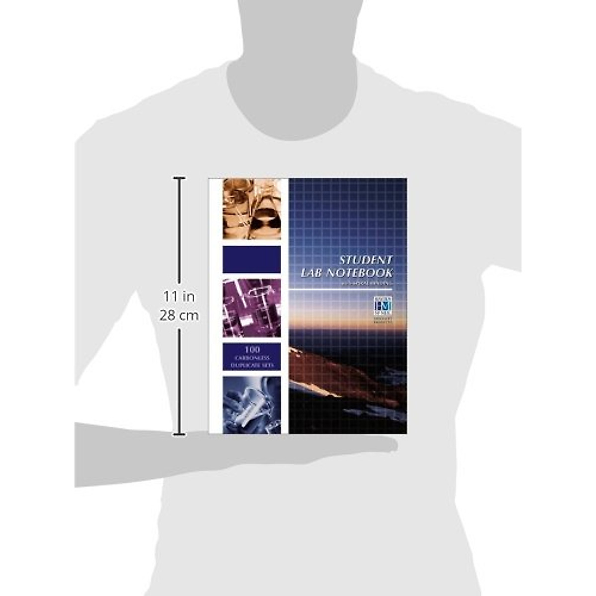 Student Lab Notebook: 100 Spiral Bound duplicate pages(Package may vary)