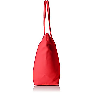 Lacoste Women's L.12.12 Concept Vertical Shopping Tote Bag, Navy/Iberis Red, One Size