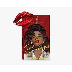 Stay Golden Cosmetics Burlesque Glitter Lip Kit (Red)