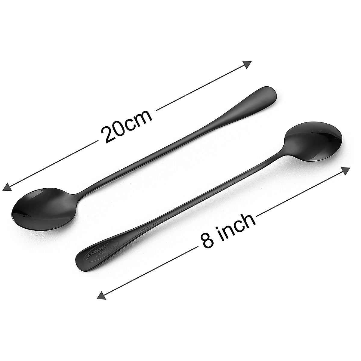 KYA25 Rainbow Color Knife Block Set + KYA52B 7 PCS Stainless Steel Cooking Utensils Sets with Titanium Plated + KYA59 Titanium Coated Stainless Steel Long Handle Spoons