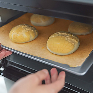 YL TRD 200 Pcs Unbleached Parchment Paper Sheets, 8x12 Inch Parchment Sheets, Uses for Baking Cookies, Cooking, Air Fryer, Grilling (8x12inch)