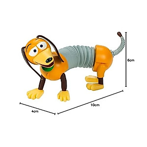 Mattel Toy Story 4 Slinky Figure, 4.4 in Tall, Posable Character Figure for Kids 3 Years and Older