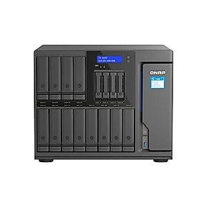 QNAP TS-1655-8G-US 16 Bay high Performance and high-Capacity Hybrid NAS with Intel® Atom® 8-core Processor, Dual 2.5GbE and Long-Term Availability