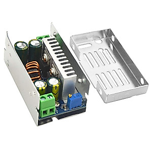 XINGYHENG 15A Dc-Dc Adjustable Module 200W 8-55V Input 1-35V Output High Power DC Pressure Regulating Board Constant Current Regulator Converter with Aluminum Shell