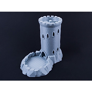 3D Vikings D&D Dice Tower Castle for All Dice Sizes. Perfect Dice Roller for Dungeons and Dragons, Tabletop RPG, Miniature Games and Board Games