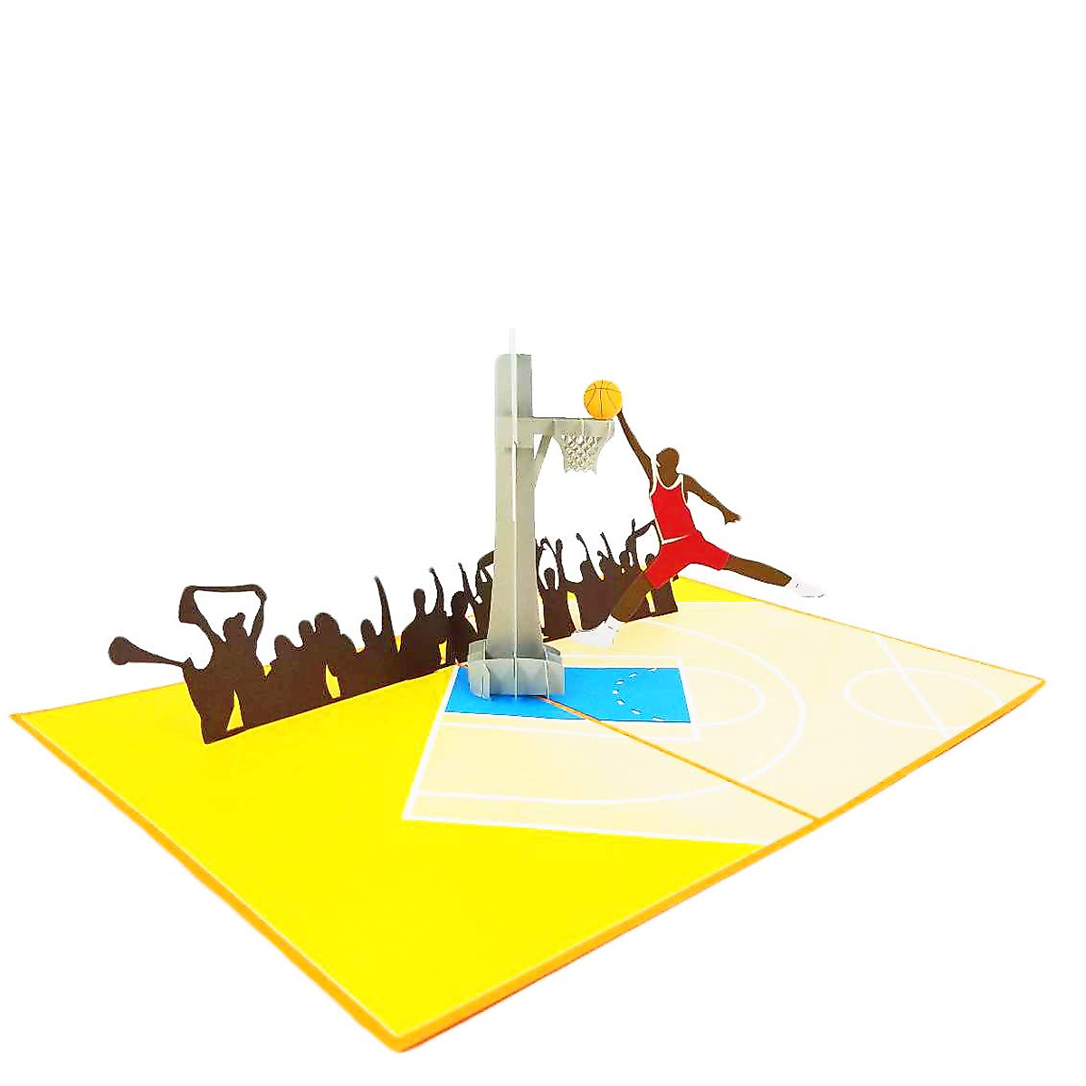 Basketball 3D Pop Up Cards, Basketball Happy Birthday Card, Thank You Cards, Farewell Card, Congratulations Card, Graduation Card, Anniversary Card, For husband, boyfriend, son, daughter | Pop Card