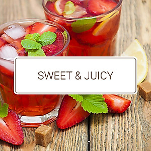 Monin - Strawberry Syrup, Mild and Sweet, Great for Cocktails and Teas, Gluten-Free, Non-GMO (1 Liter)