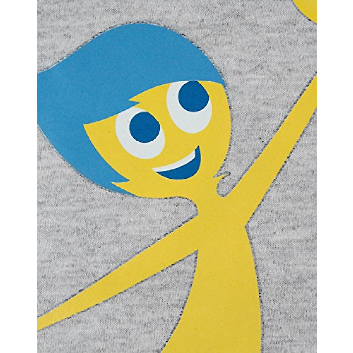 Disney Inside Out Emotions Characters Grey Girl's T-Shirt