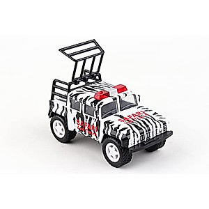 Daron Lil Truckers Safari Truck, White/Black/Red