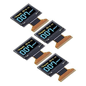 Organic LCD Display, Organic Light Emitting Diode Display 128x64 Resolution 0.96in 30PIN for DIY(Yellow Blue Dual Displaying)