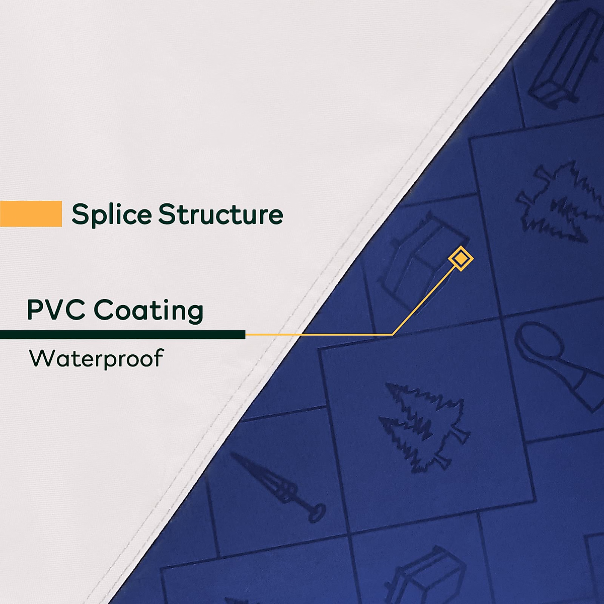 Time Forest 2 Pack Outdoor Chair Covers 100% Waterproof Patio Furniture Covers,Heavy Duty Patio Chair Covers for outdoor furniture,Lawn Outdoor Furniture Cover Waterproof,Fog/Navy 34Wx39Dx34H Inch