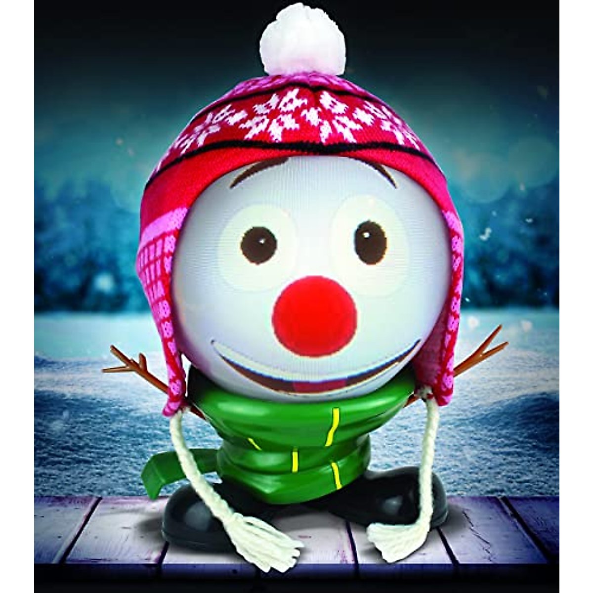 ANIMAT3D Mr. Chill Talking Animated Snowman with Built in Projector & Speaker Plug'n Play