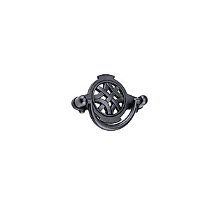 Richelieu Hardware BP2381964906 Provence Collection 2 1/2-inch (64 mm) Center-to-Center Anthracite Traditional Cabinet and Drawer Pull Handle for Kitchen, Bathroom, and Furniture
