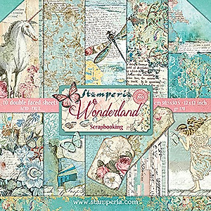 Stamperia Intl Scrapbooking Paper, Multi 10 Count(Pack of 1)