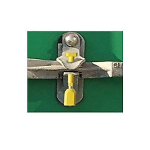 ZWY Yellow Hexagonal Bolt Seal, 250PCS, Metal, Anti-Spin, High Security, C-TPAT / ISO 17712:2013 Compliant, Cargo Container & Truck Trailer Seal