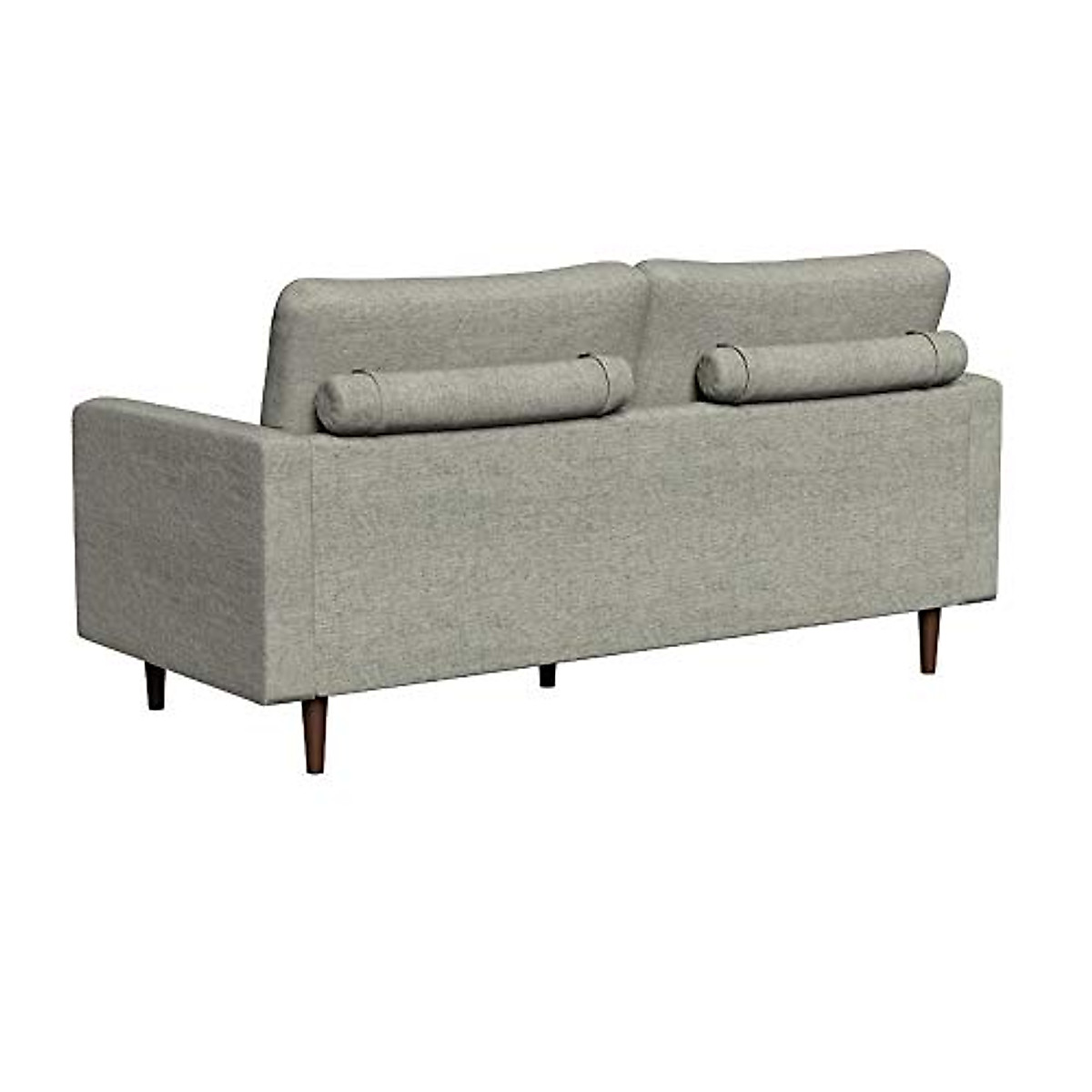 Amazon Brand – Rivet Cove Mid-Century Modern Tufted Apartment Sofa, 72"W, Light Grey