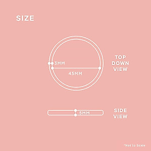 Gimme Beauty - Fine Hair Ties - No Damage Hair Bands - Neutral - Seamless Microfiber Elastics - Hair Accessories With All Day Hold - No Snagging, Dents, or Breakage Hair Tie Pack (9 count)