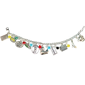 Friends Charm Bracelet （Cute Box Included) - Merchandise Costume Jewelry Gifts for Women, gift for girlfriend, valentine