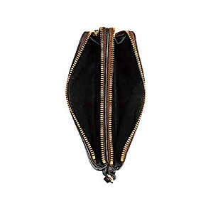 COACH DOUBLE CORNER ZIP WRISTLET