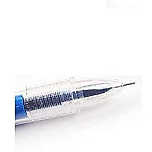 BEMLP Gel Ink Pen Extra Fine Point Pens Ballpoint Pen 0.35mm Blue Premium Liquid Ink Rollerball Pens Quick-Drying For Japanese Office School Stationery Supply 12 Pieces