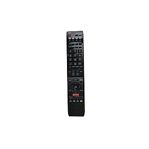 HCDZ Replacement Remote Control for Sharp LC-70EQ30U GB004WJSA LC-70SQ15U LC-70TQ15U Samrt 3D AQUOS LCD LED HDTV TV