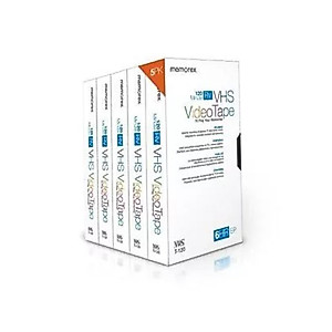 Memorex T-120 120 Minute RV VHS Video Tape (5 Pack)