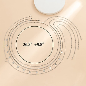 Waist Chain Belt Body Chain Gold Chain Belt Waist Beads Chains for Women Layered Belly Beads Chain Jewelry Gifts for Women Trendy Stocking Stuffers