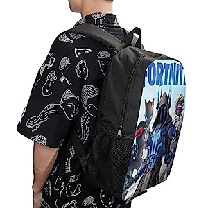 ohlcgin Fortnite Backpack Anime Game Backpack For Boys Unisex Cartoon Backpack For Teenagers Boys Backpack Girls Backpack Casual Daypack Travel Backpack Teen Bookbags Durable Backpacks 17 Inch