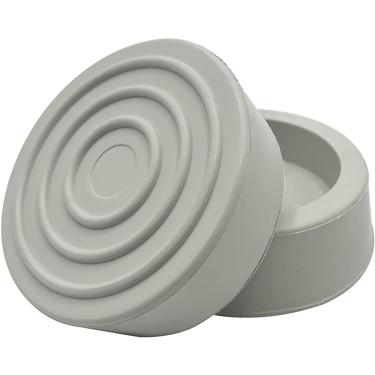 Poolzilla (2-Pack) Outside Pool Ladder Bumpers for Inground Pool - Pool Ladder Rubber End Caps Fit 1.9" Standard Swimming Pool Ladder Tubing - White