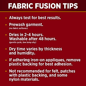 Aleene's 23473 Fabric Fusion Permanent Fabric Adhesive ,Clear,4oz