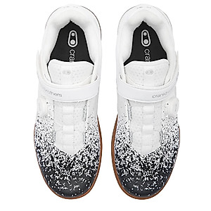 Crankbrothers Stamp BOA Splatter Mens MTB Mountain Bike Shoes White/Black 7.5 USA
