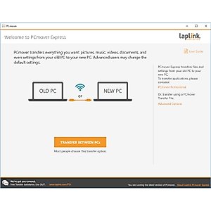 Laplink Easy Transfer Cable for Windows, Includes PCmover Express Software and Ethernet PC to PC Cable, Single Use License, Transfers Files, Settings, and User Profiles. Compatible with Windows 11