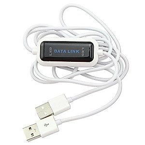 Unifire High Speed USB Pc to Pc Online Share Sync Link Net Direct Data File Transfer Bridge LED Cable Easy Copy Between 2 Computer
