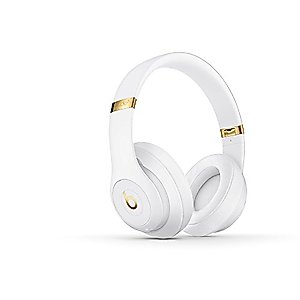 Beats by Dr. Dre Studio 3 Wireless Over-Ear Headphones with Built-in Mic - White (Renewed)