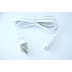 [UL Listed] OMNIHIL White 5 Feet Long AC Power Cord Compatible with Sega Dreamcast HKT-3000